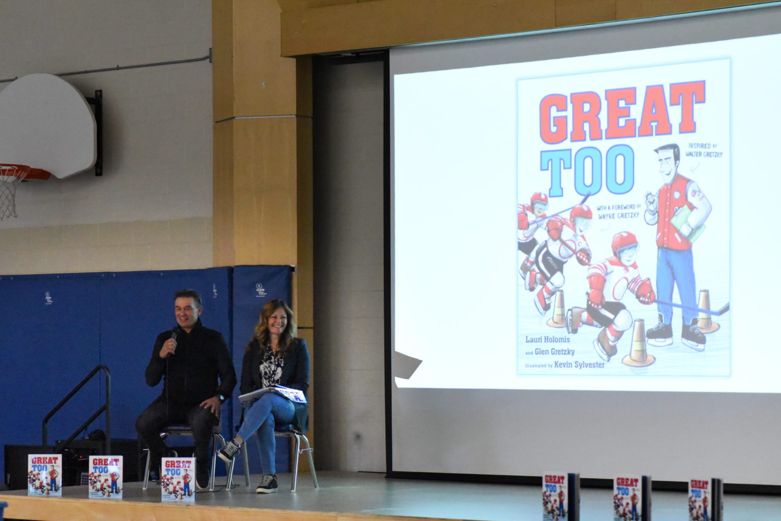 Walter Gretzky Elementary School hosts “Great Too” book launch ...