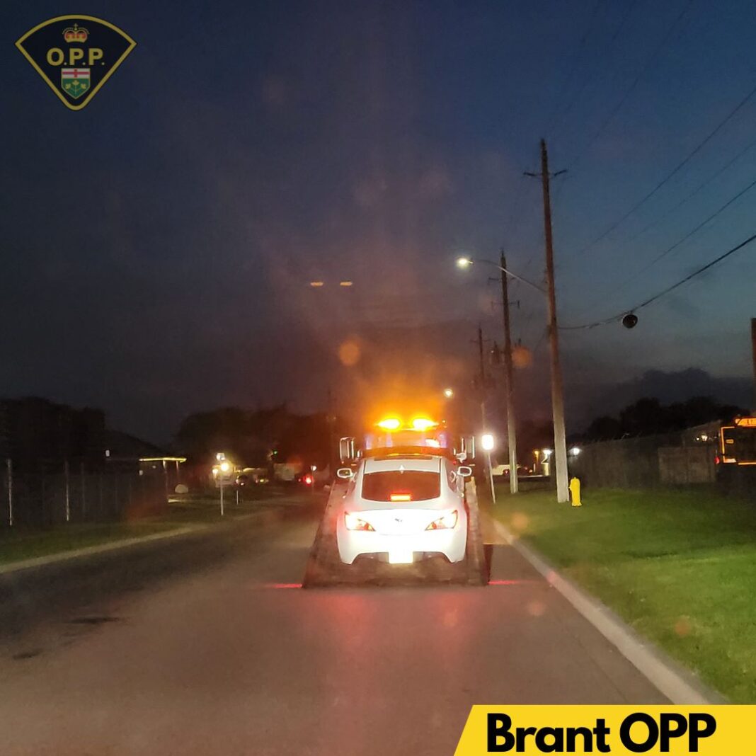 Brant County OPP charge 18-year-old with Stunt Driving | BrantBeacon