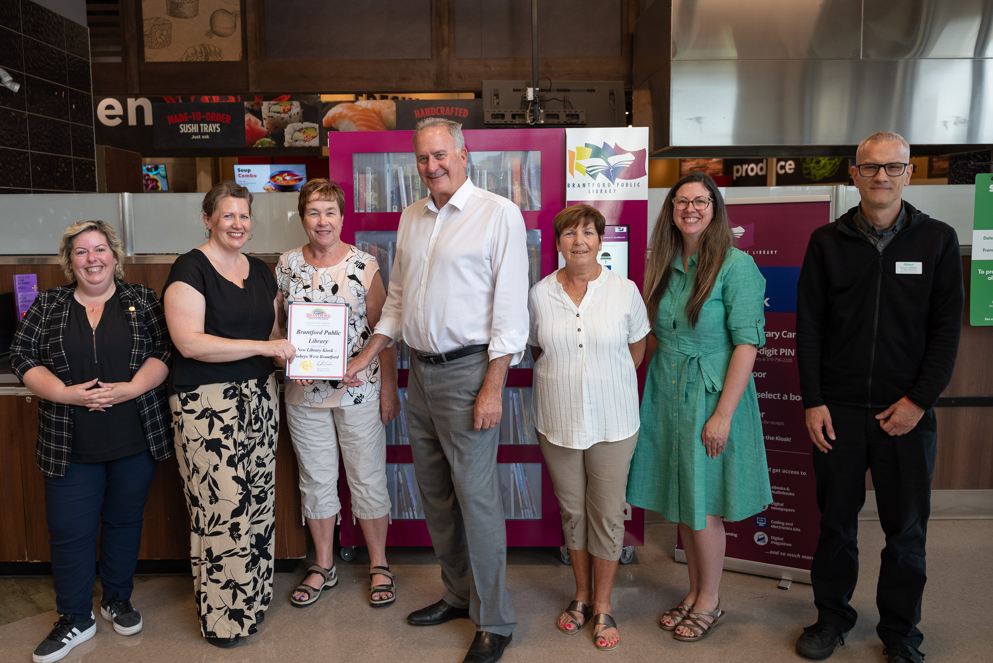 Brantford Public Library unveils latest self-serve kiosk | BrantBeacon