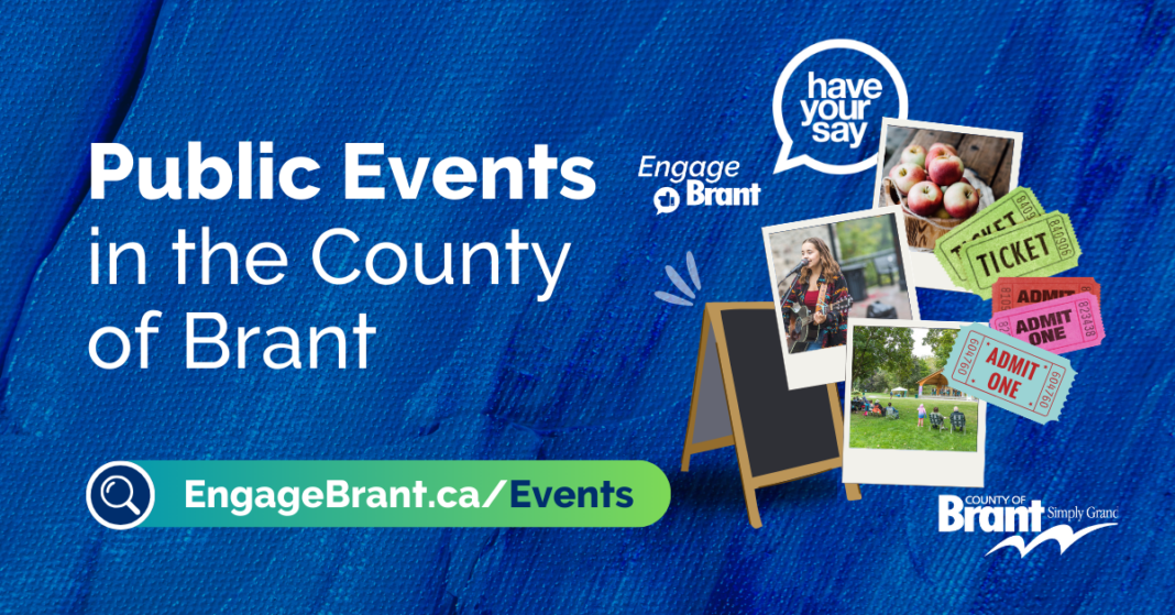 County of Brant seeking event input from residents | BrantBeacon