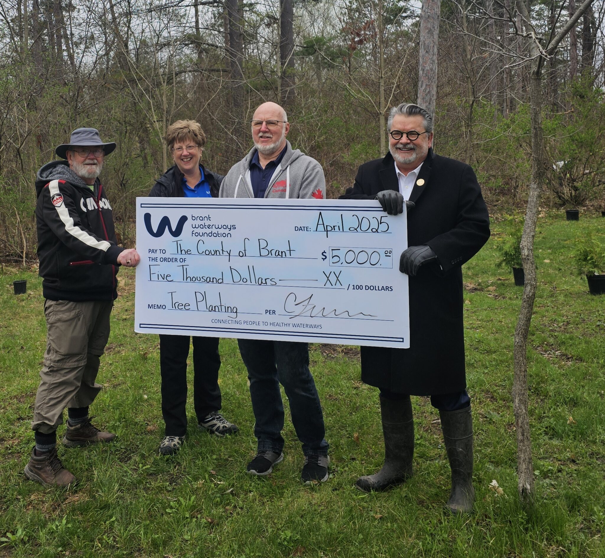 Brant Waterways makes donation to County of Brant | BrantBeacon